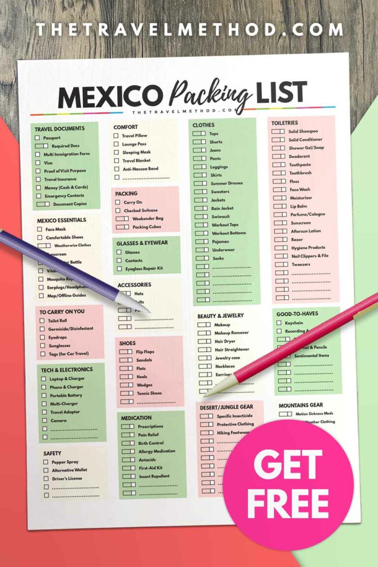 The Ultimate Mexico Packing List and Tips (with Downloadable PDF List ...